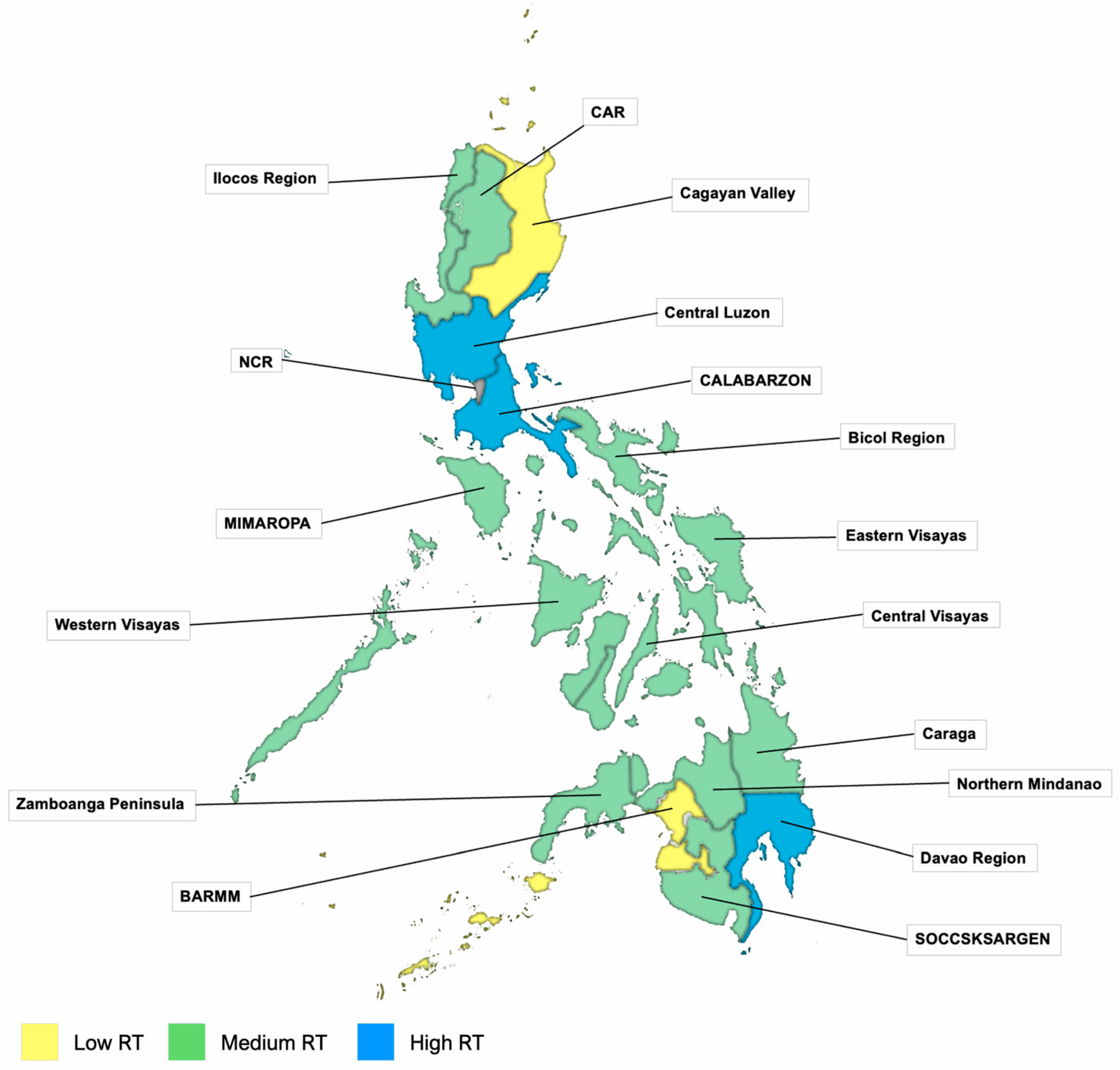 Philippine regions differ in their pace of rural transformation, from ...